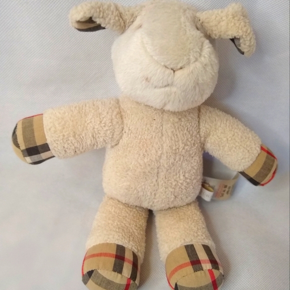 Burberry | Toys | Burberry Designer Vtg Lamb Sheep Rattle Plush Stuff ...